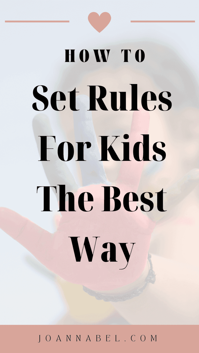 How To Set Rules For Your Child The Best Way - Joanna Bel